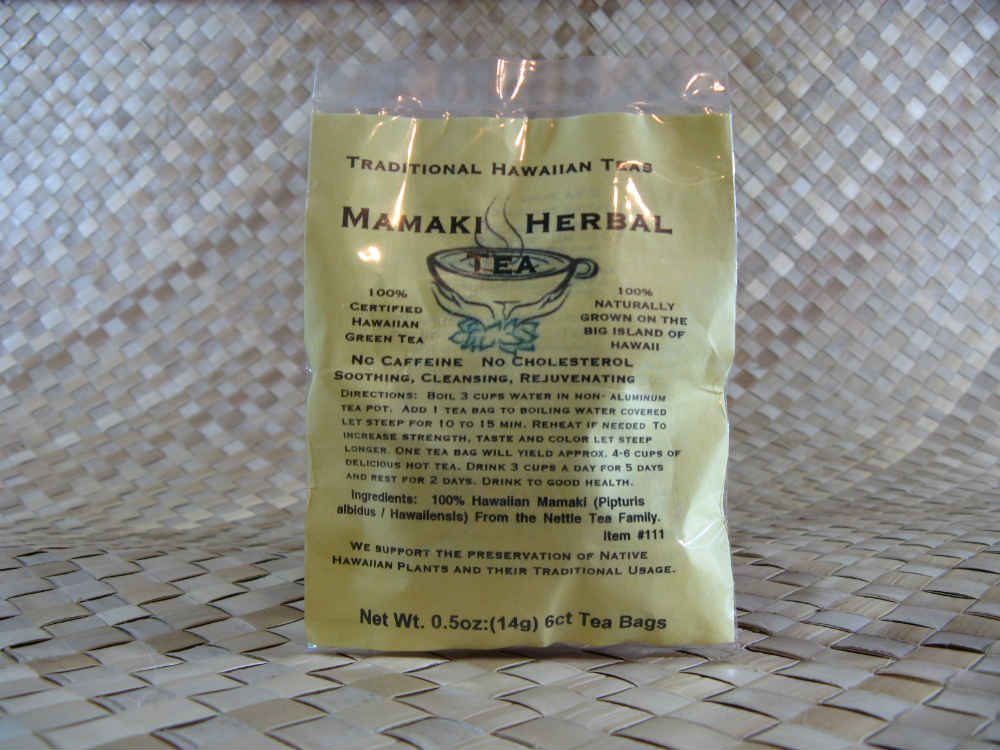 Traditional Hawaiian Herbal Teas- 6 Mamaki Tea Bags (In Stock ...